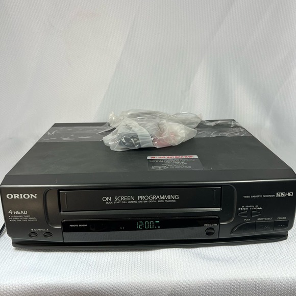 Orion | Other | Orion Vr420a Vcr 4 Head Hifi Hq Vhs Player Recorder ...
